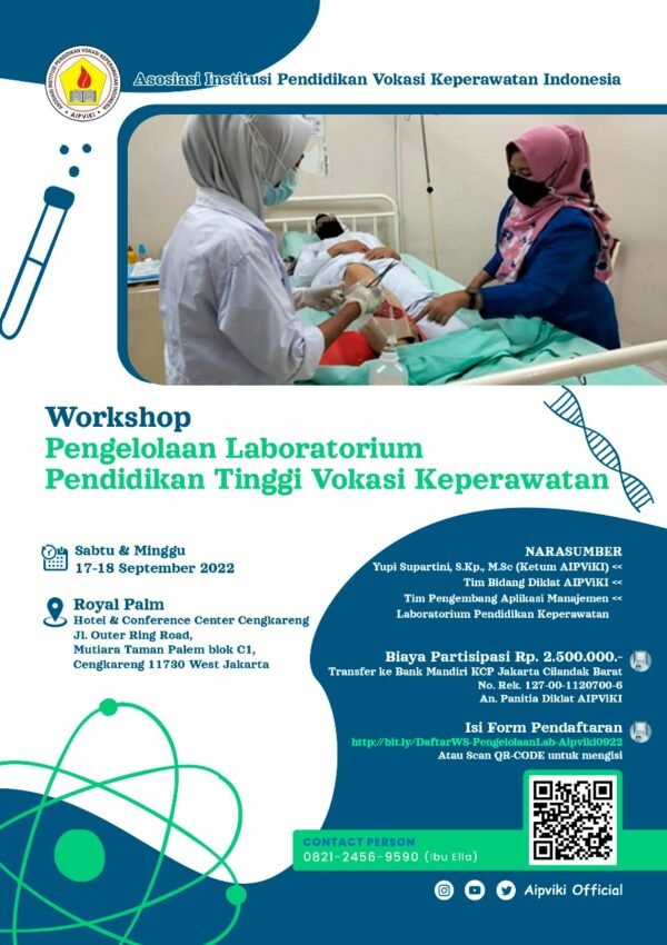 Workshop Pengelolaan Laboratorium Pendidikan Tinggi Vokasi Keperawatan ...